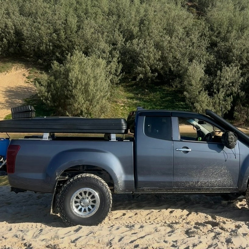 4JJ1 (2012-2020) Isuzu D-Max Low Profile Tub Racks – 4X4 NETWORK